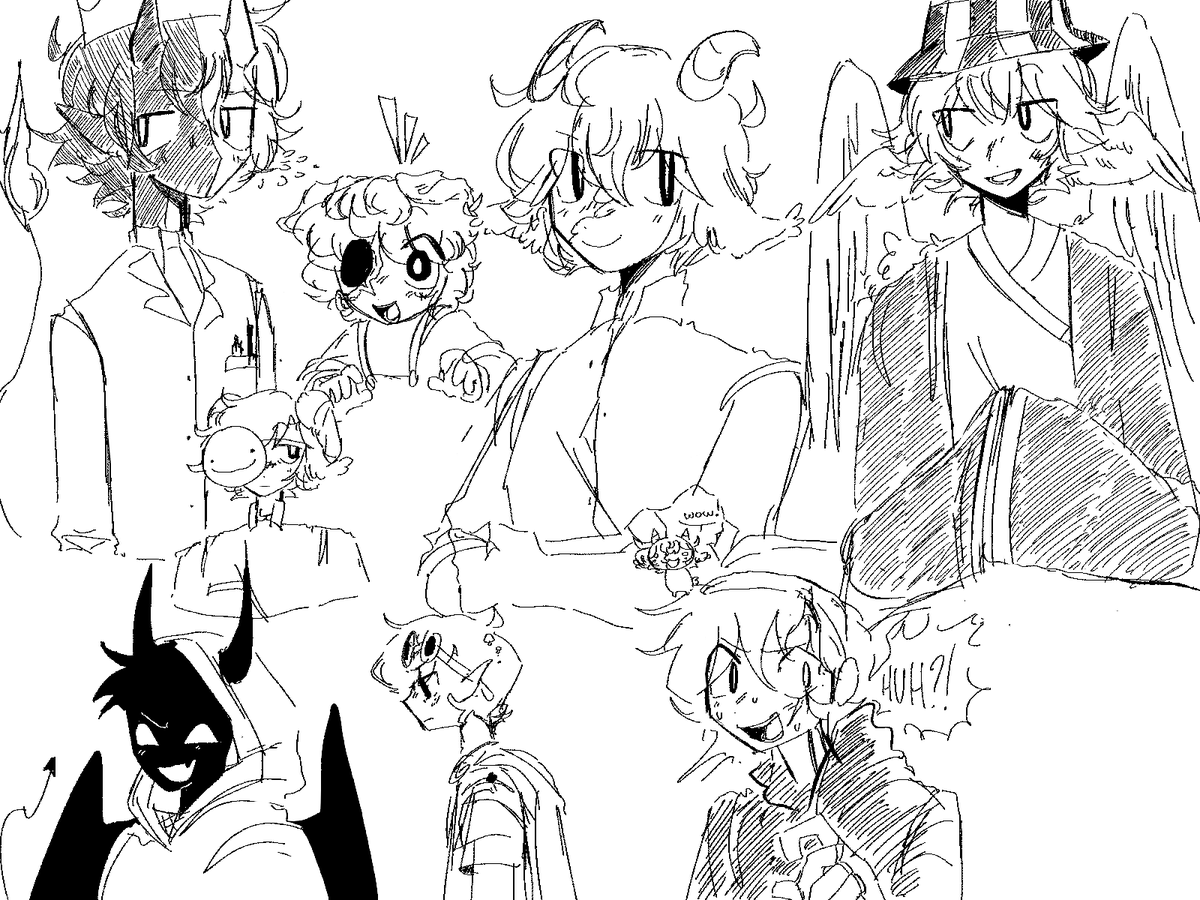 「dsmp doodles 」|Kau🐟の漫画