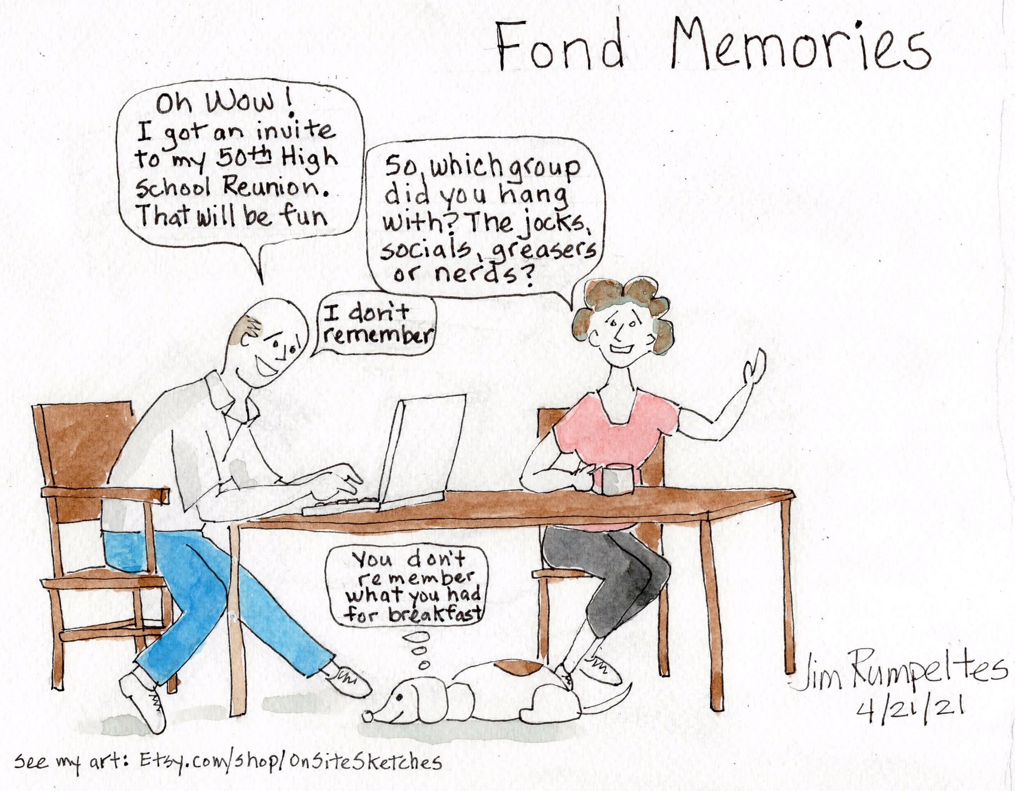 Funny High School Cartoons