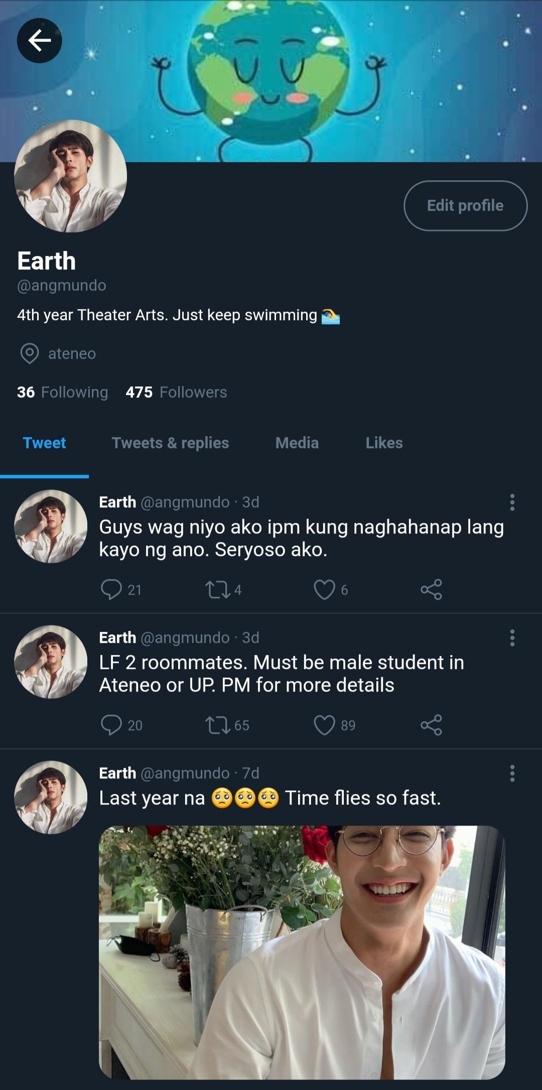 #ShootingStarManila 🖤🤍 on Twitter: "🌠Tadhana - BrightWin and EarthMix filo sns au 004 Bradskies ...