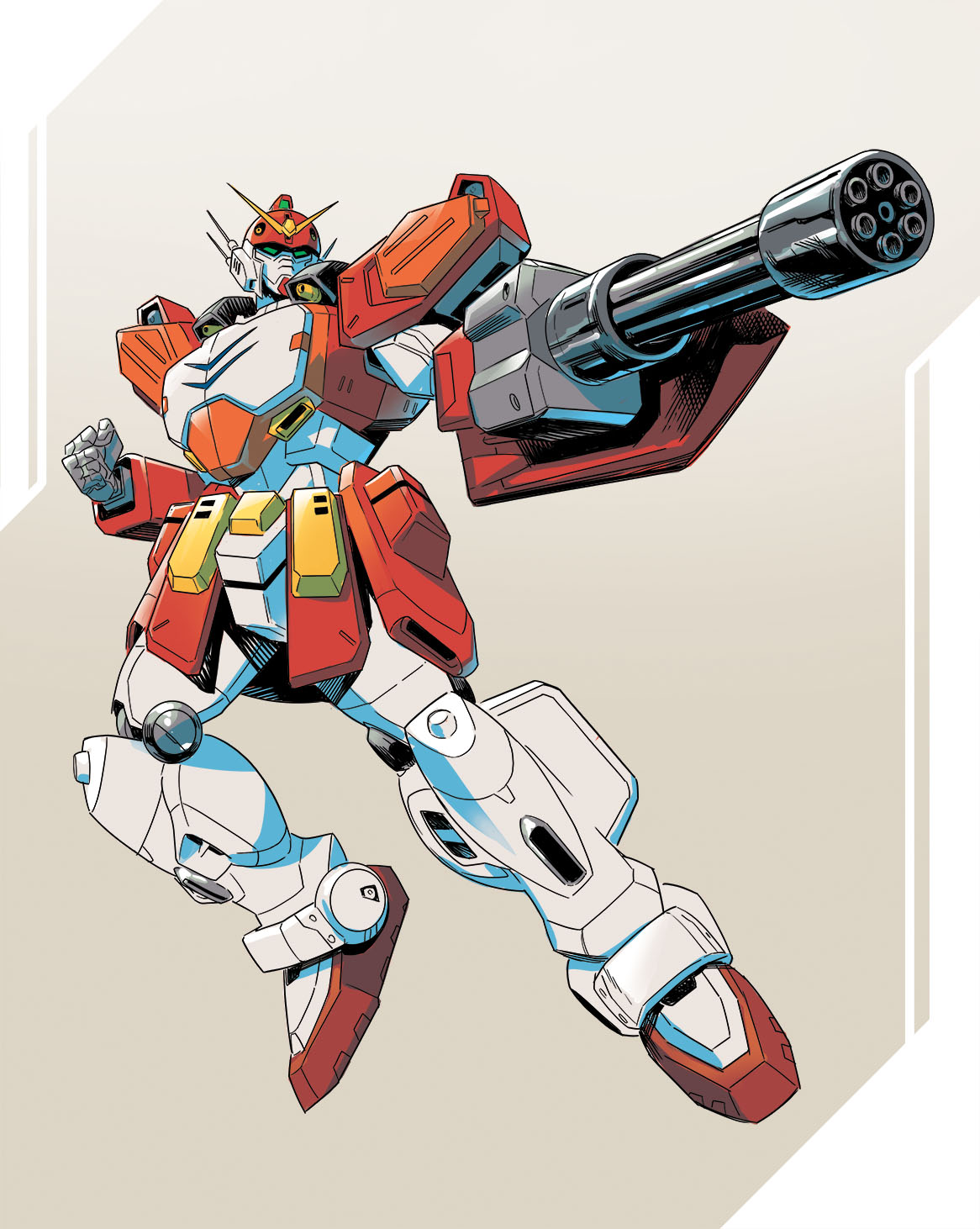 Gundam Wing Heavy Arms BANDAI 4.5 ACTION FIGURES Mobile Suit Gundam