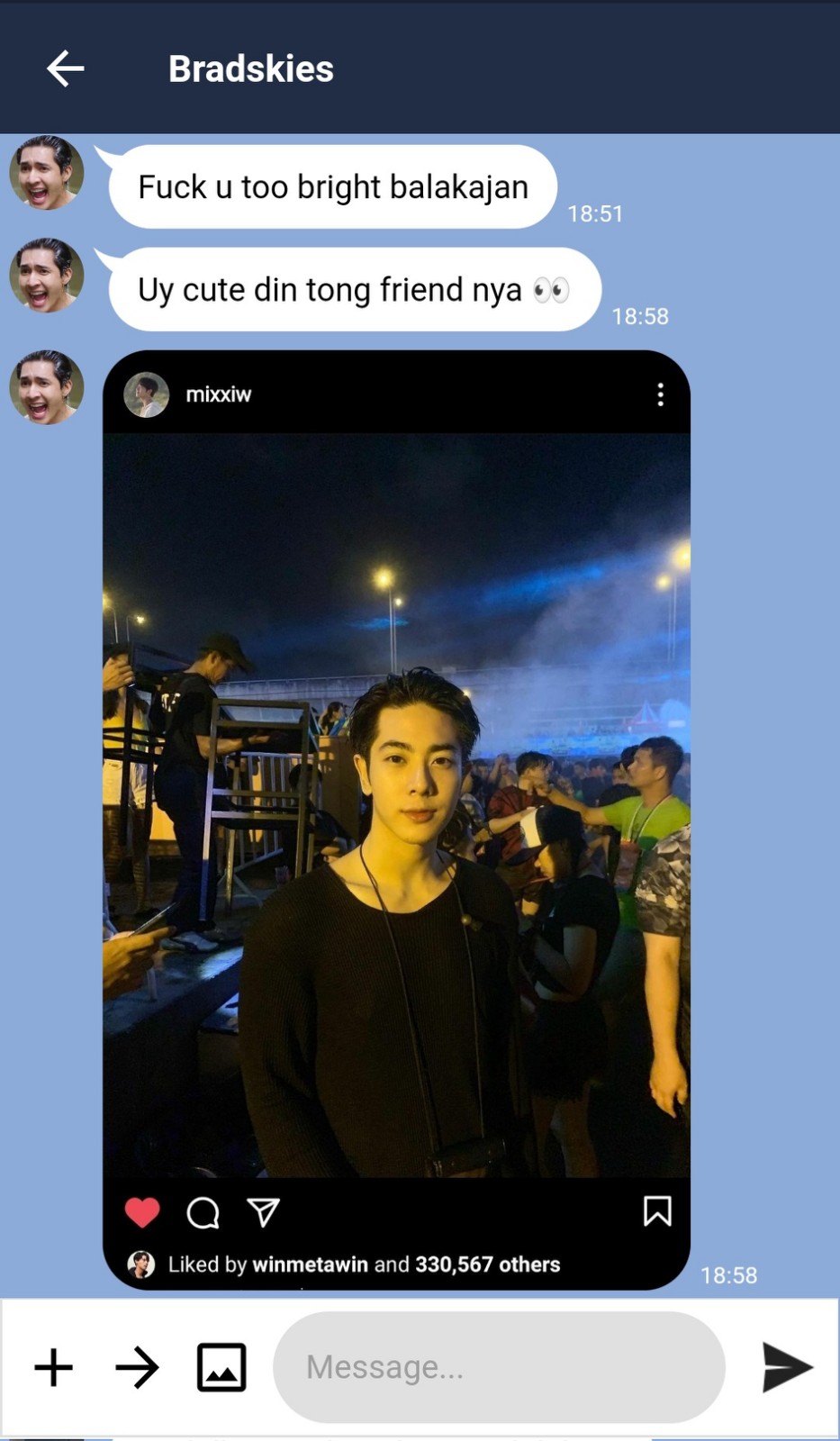 #ShootingStarManila 🖤🤍 on Twitter: "🌠Tadhana - BrightWin and EarthMix filo sns au 003 Bradskies ...