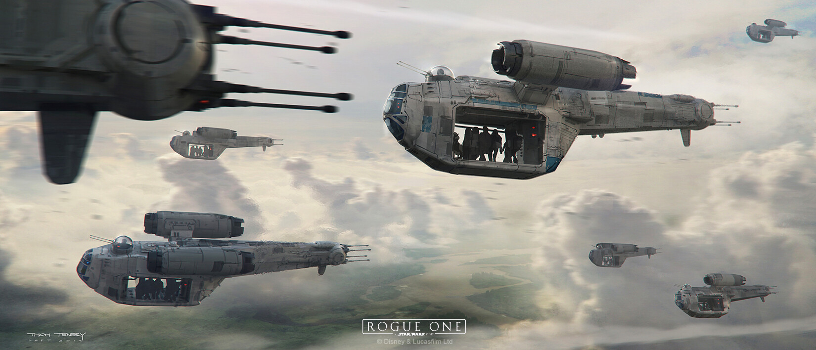 Star Wars Ship Concept Art
