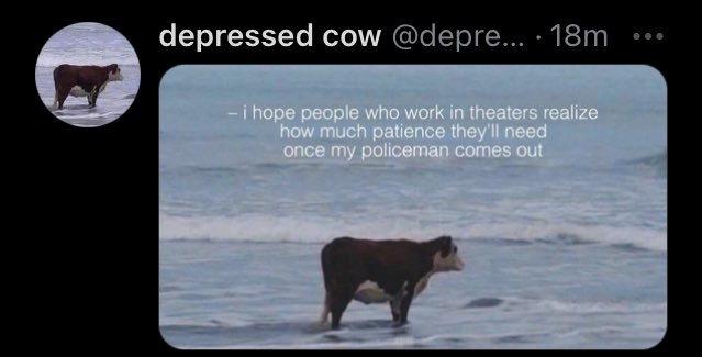 Depressed Cow
