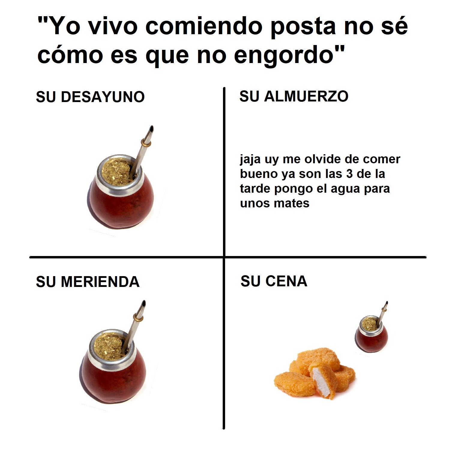 Memes De Merienda A Partir De Aquí, Ambos Usuarios Comienzan A...