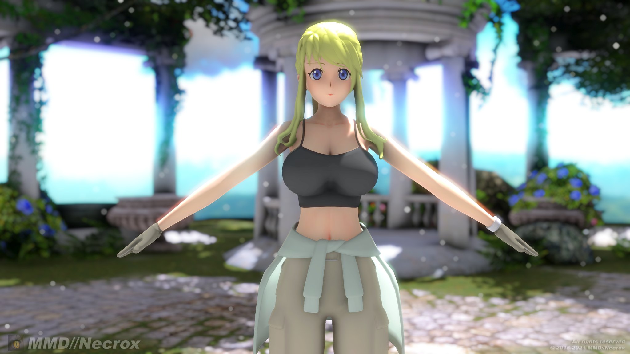♪MMD//Necrox on Twitter: "Winry Rockbell (Full Metal)…