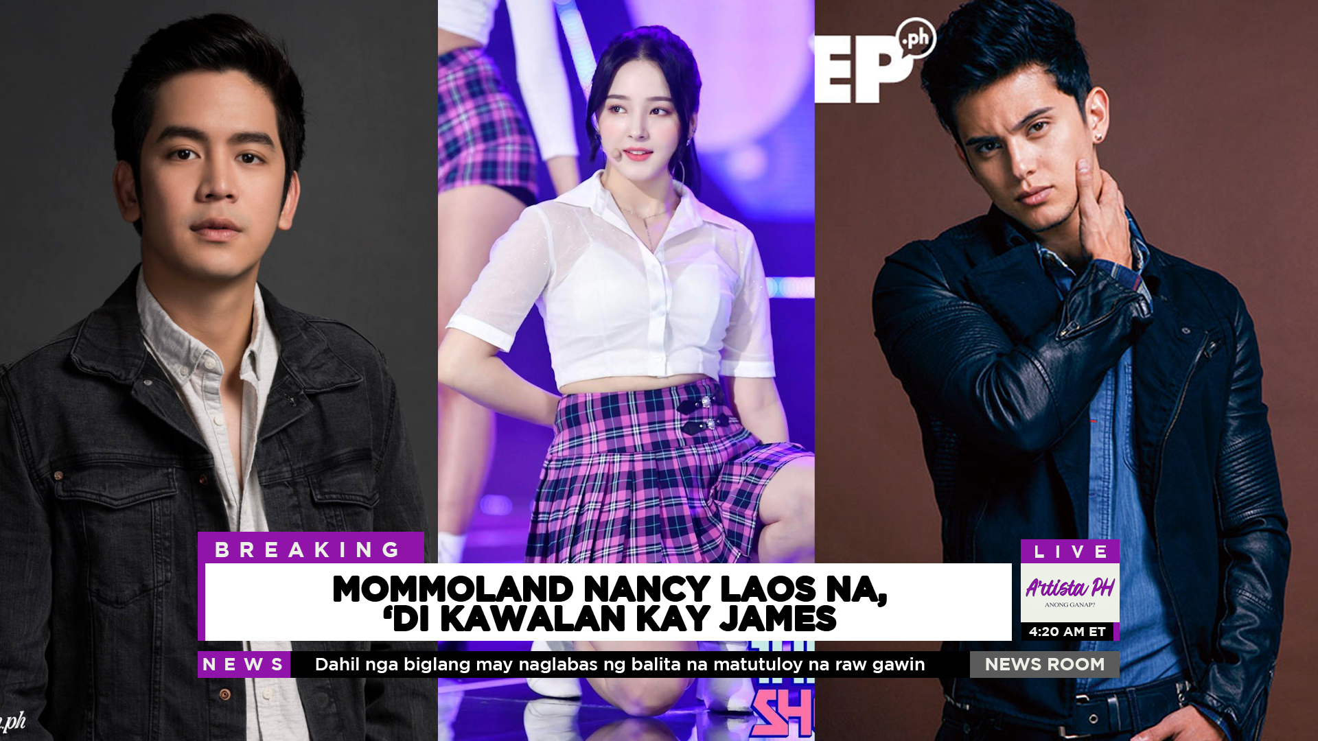 ArtistaPH on Twitter: "MOMMOLAND NANCY LAOS NA, ‘DI KAWALAN KAY JAMES https://t.co/RdihM6bMuv ...