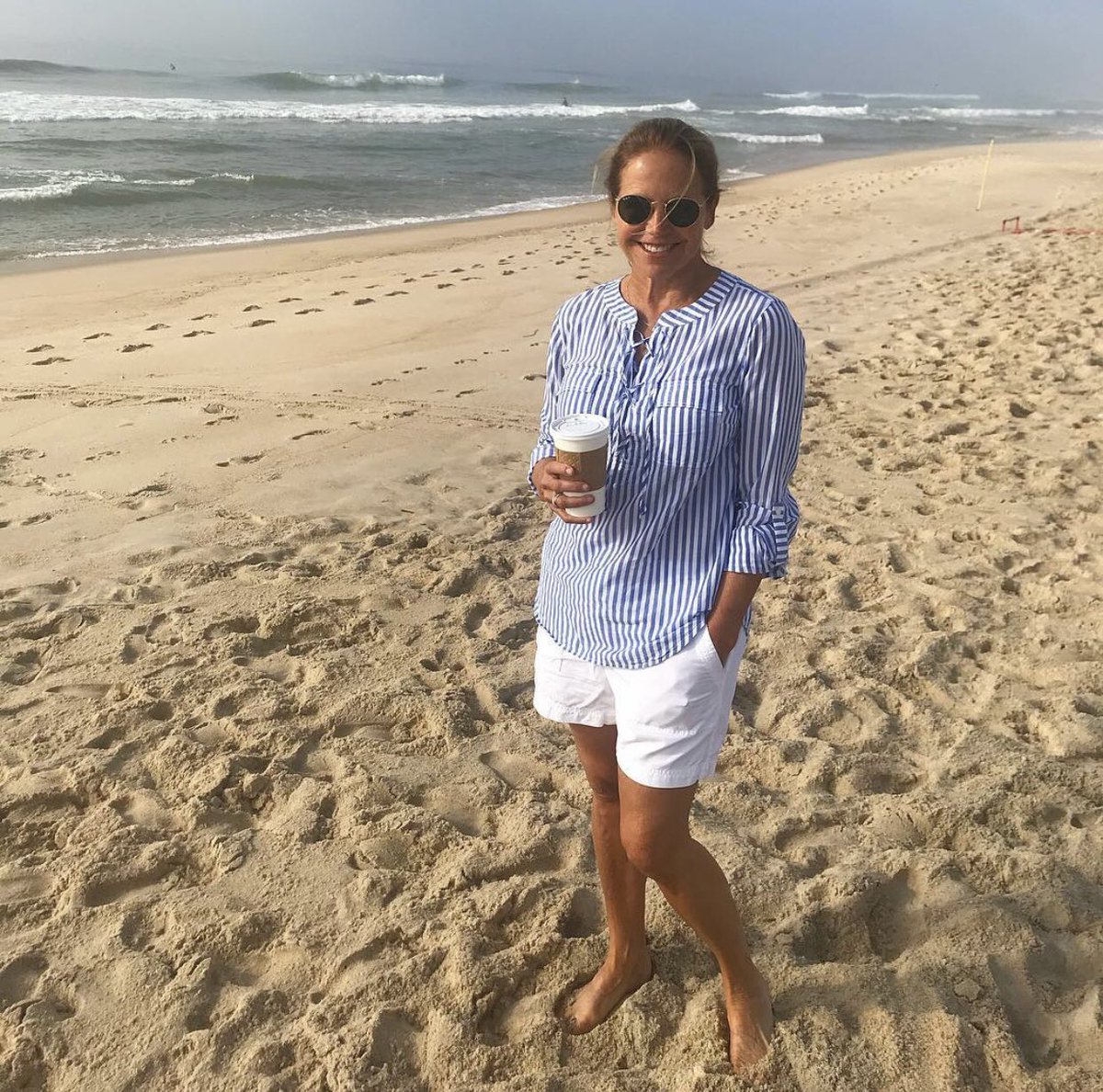 Katie Couric Beach
