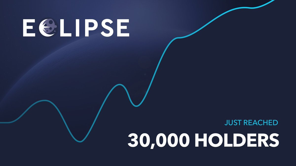 EclipseToken on Twitter: "30k HOLDERS! In just 11 days, amazing! We are making history!…