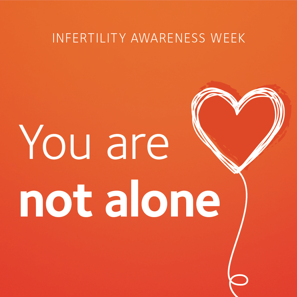 Infertility Awareness Heart