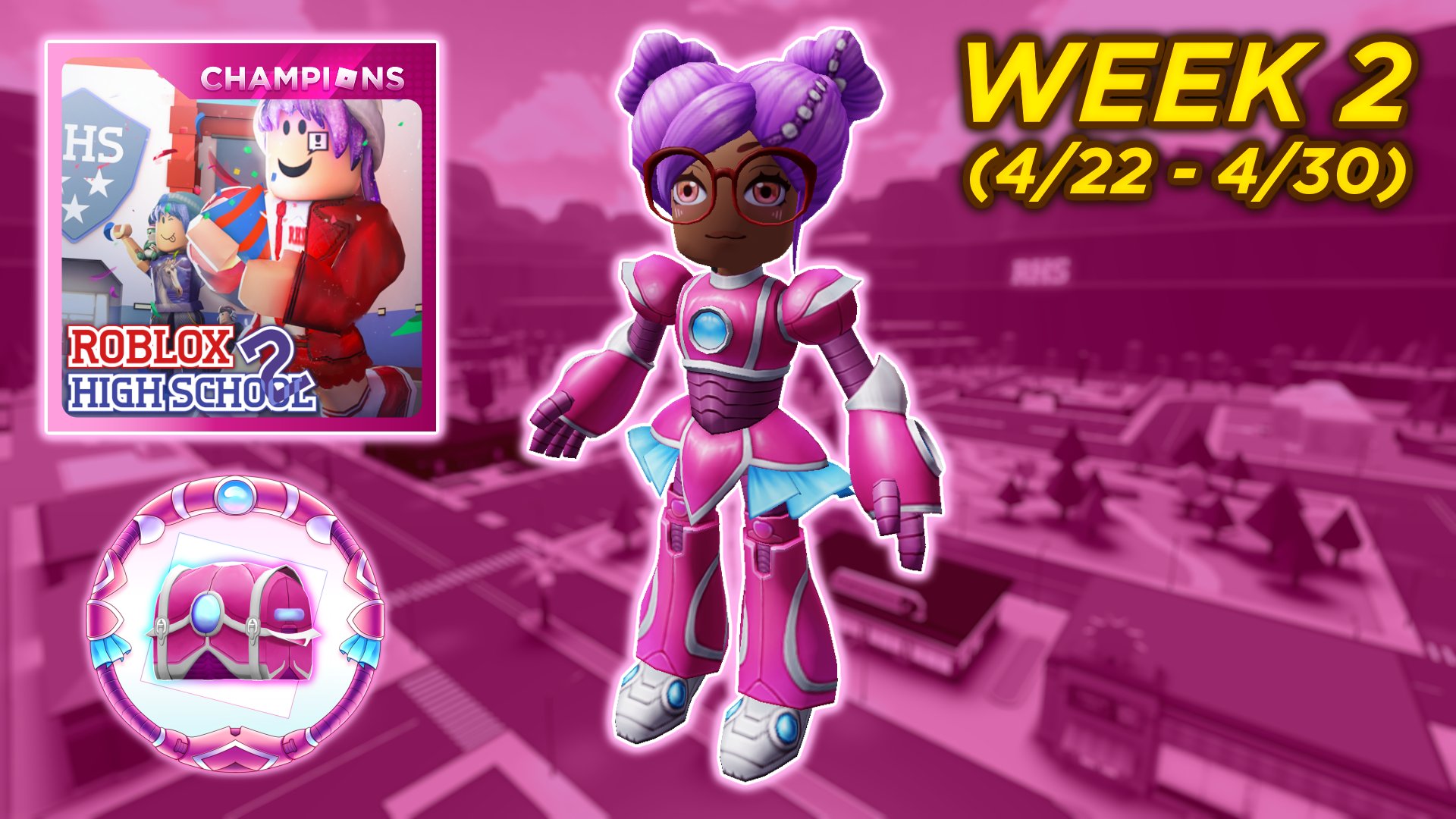 Roblox High School 2 on Twitter: "Week 2 of the #MetaverseChampions event has arrived in #RHS2 ...