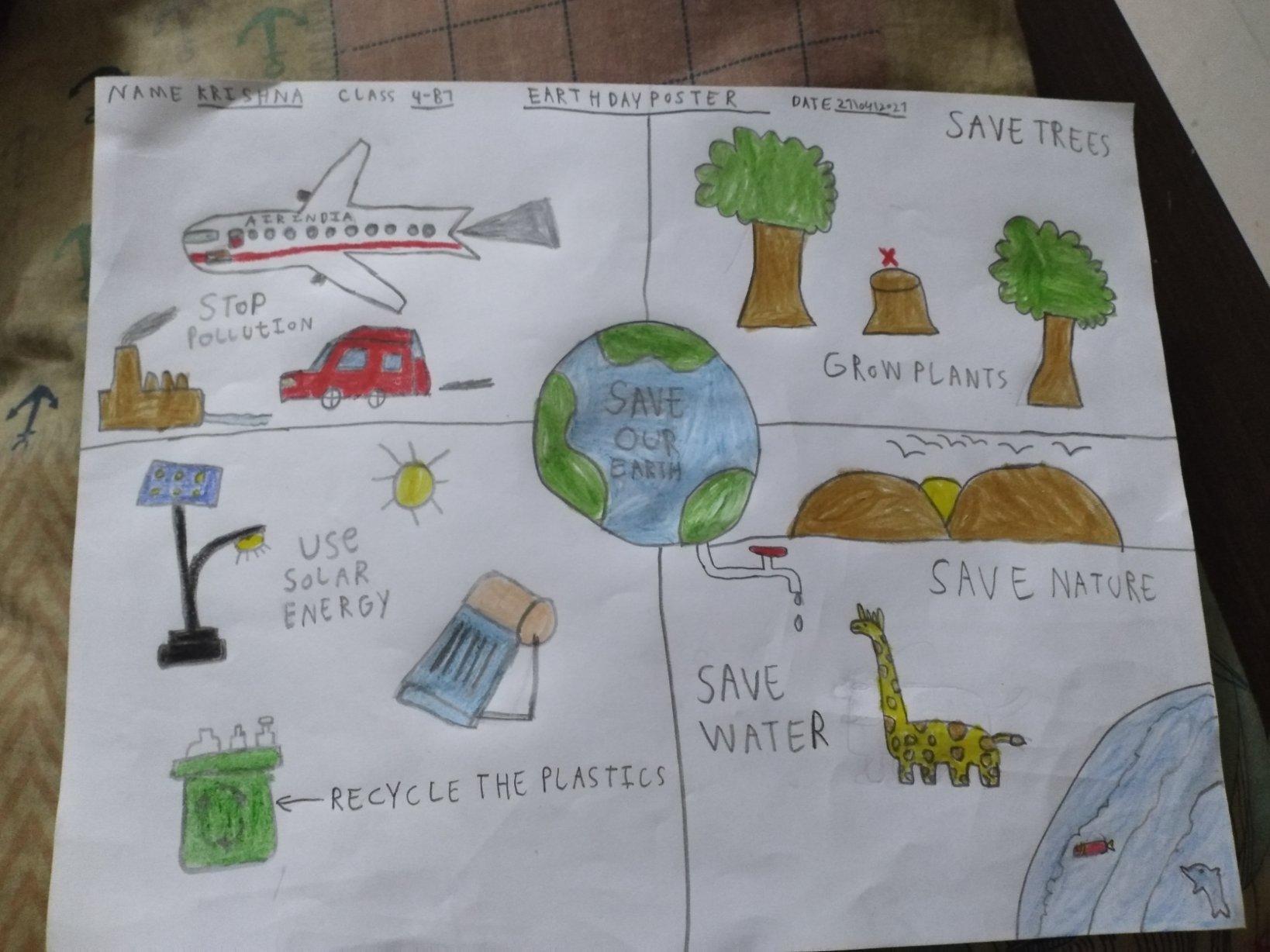 Reduce Reuse Recycle Save Earth