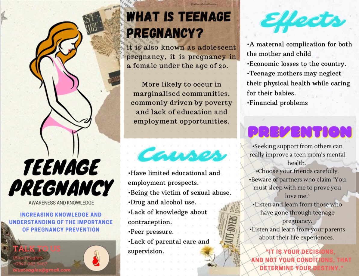 Teenage Pregnancy Prevention Posters