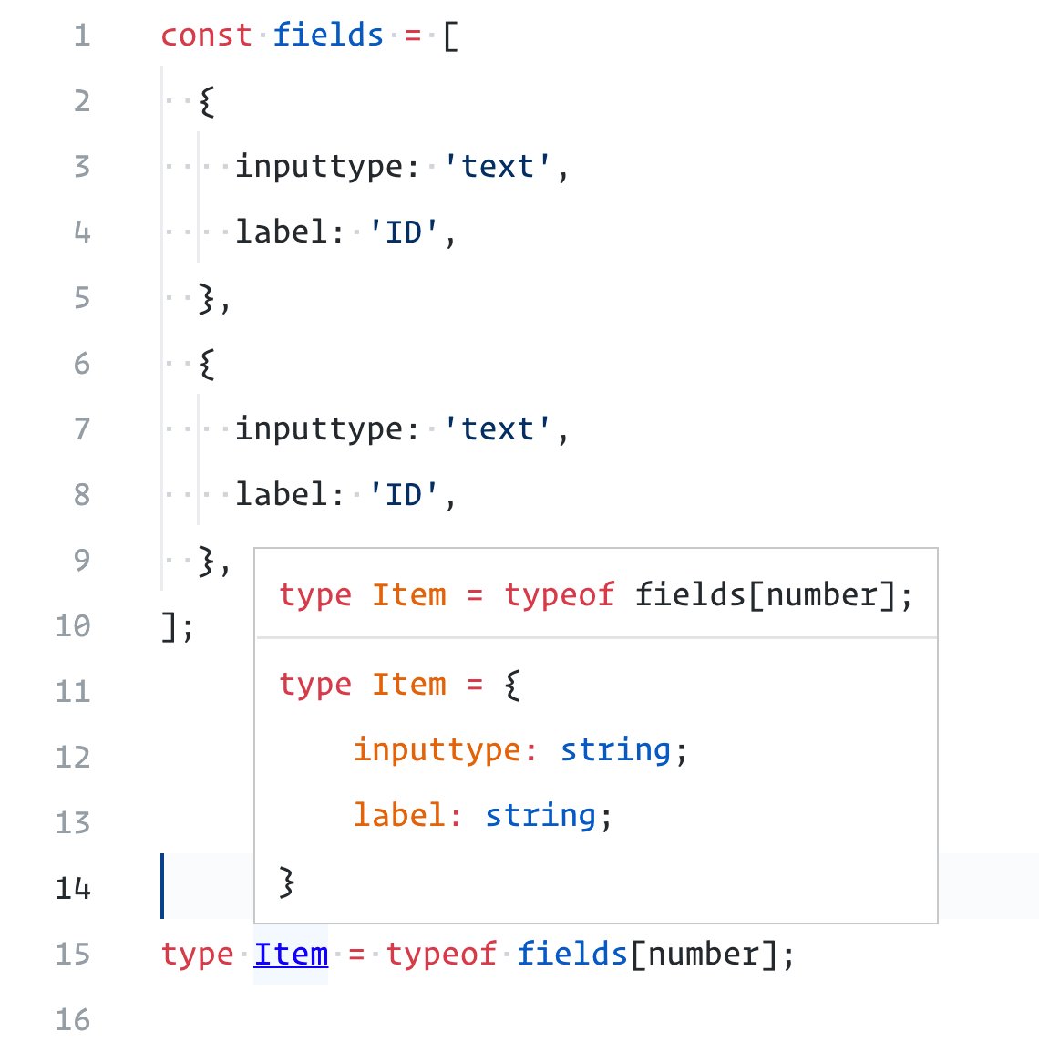 Wes Bos on Twitter: "Still playing around with generaeting typescript types from existing data ...