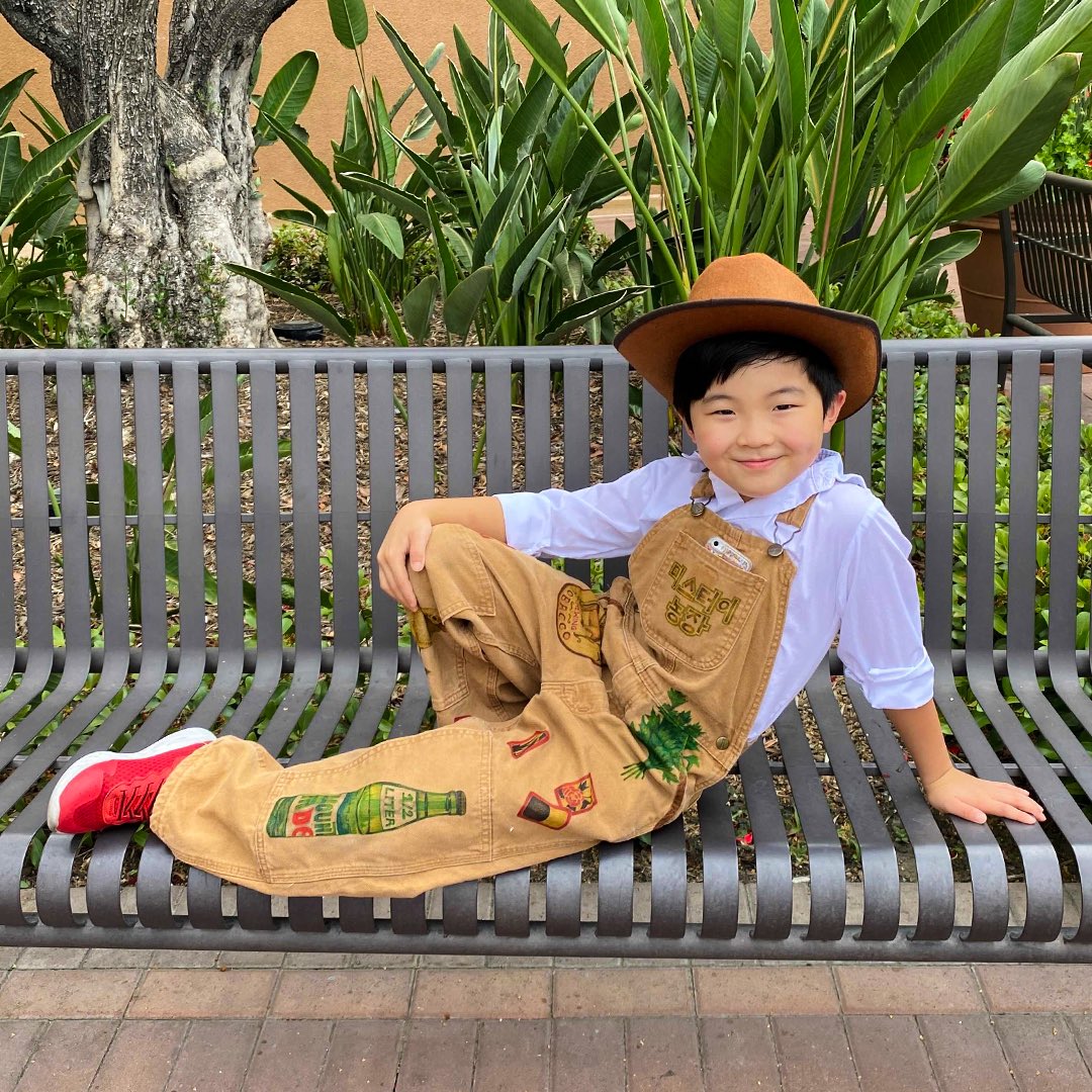 Alan Kim in custom Rhee Studio. Happy 9th birthday to the tiny king ...