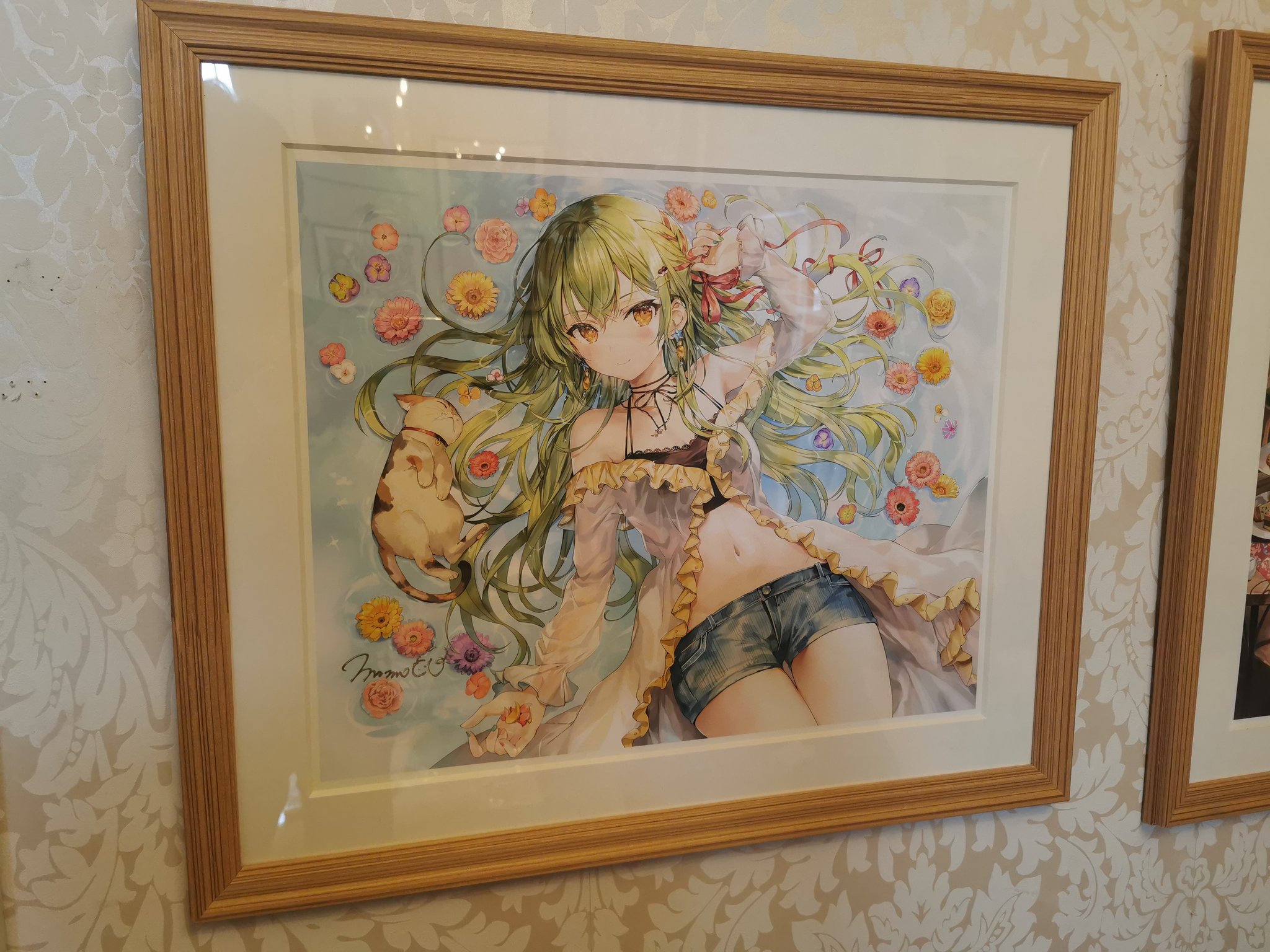 ももこ 直筆サイン入り額装A3複製原画 El Dorado さしみねこ屋 ももこ 直筆サイン入り額装A3複製原画 El Dorado さしみねこ屋