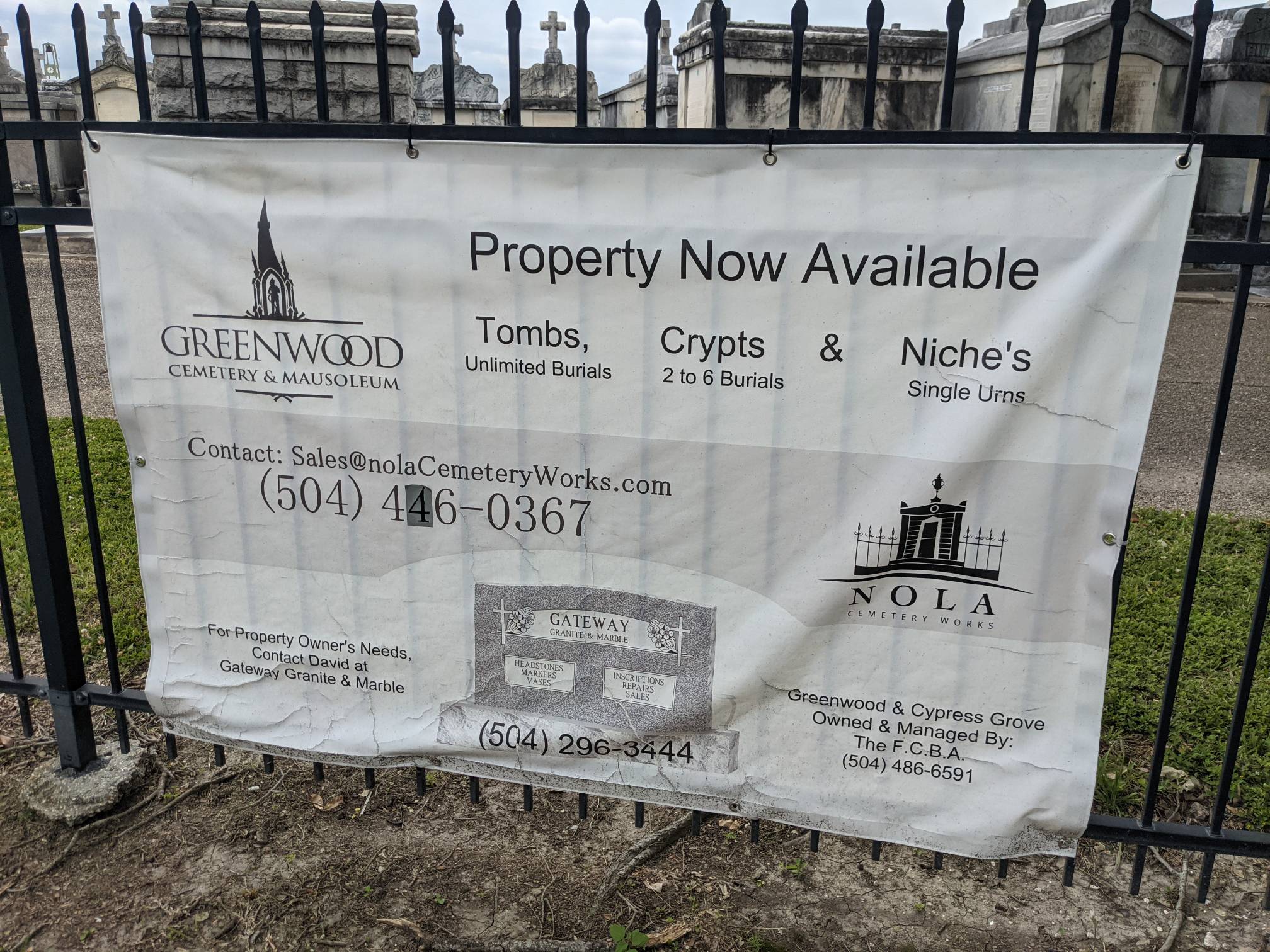 NOLA History Guy on Twitter: "Dual-purpose pic. Slice of NOLA cemeteries, and something to make ...