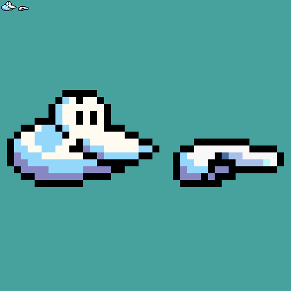 8 Bit Dry Bones Sprite