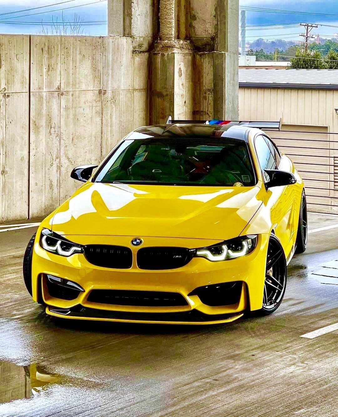 Mustard Yellow Bmw M3
