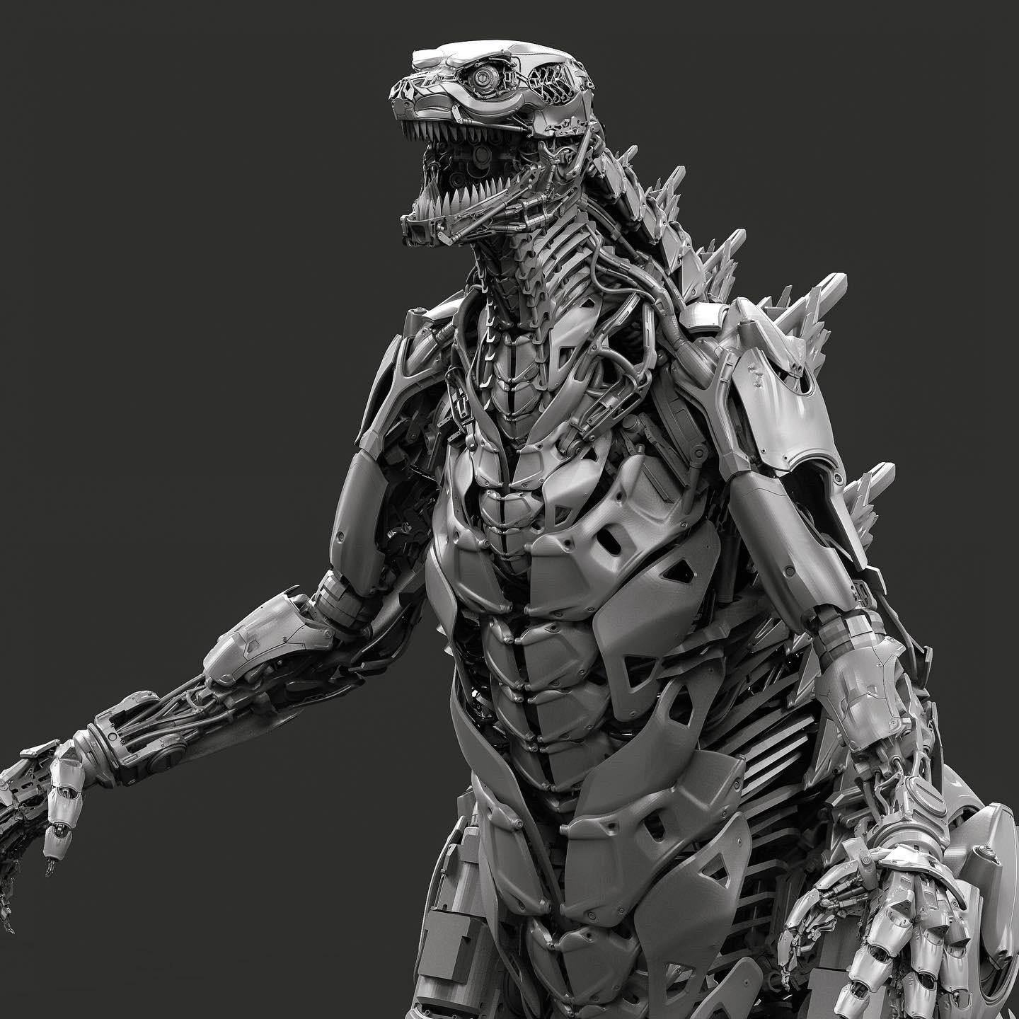 Mechagodzilla Fan Art