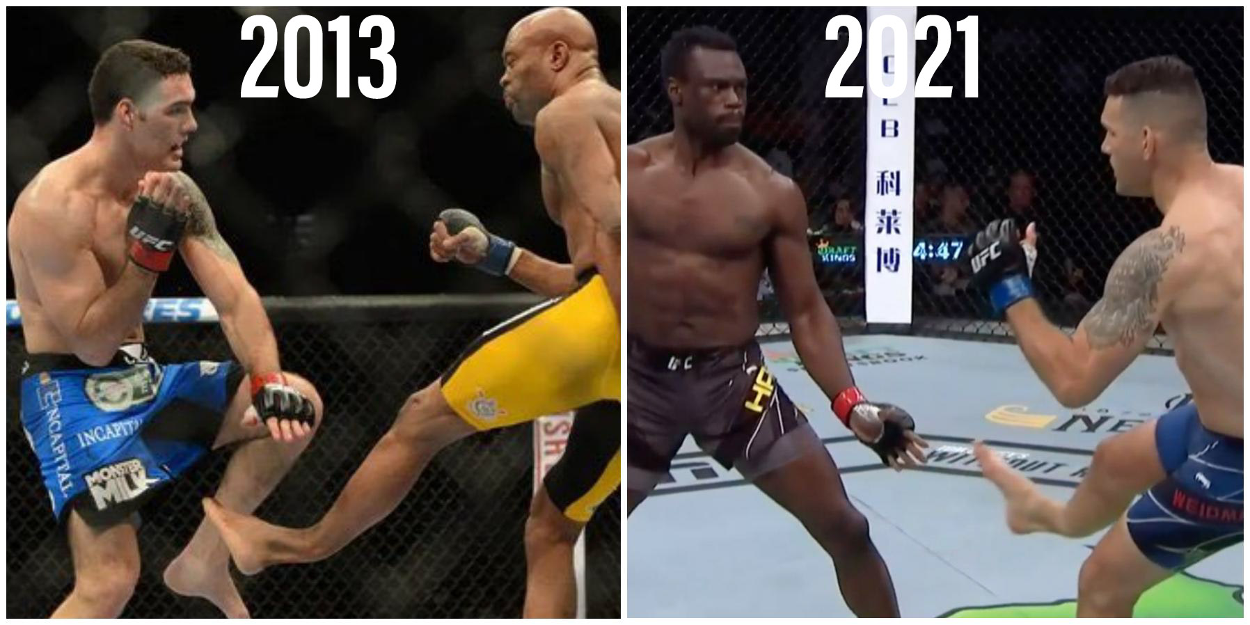Anderson Silva Broken Leg