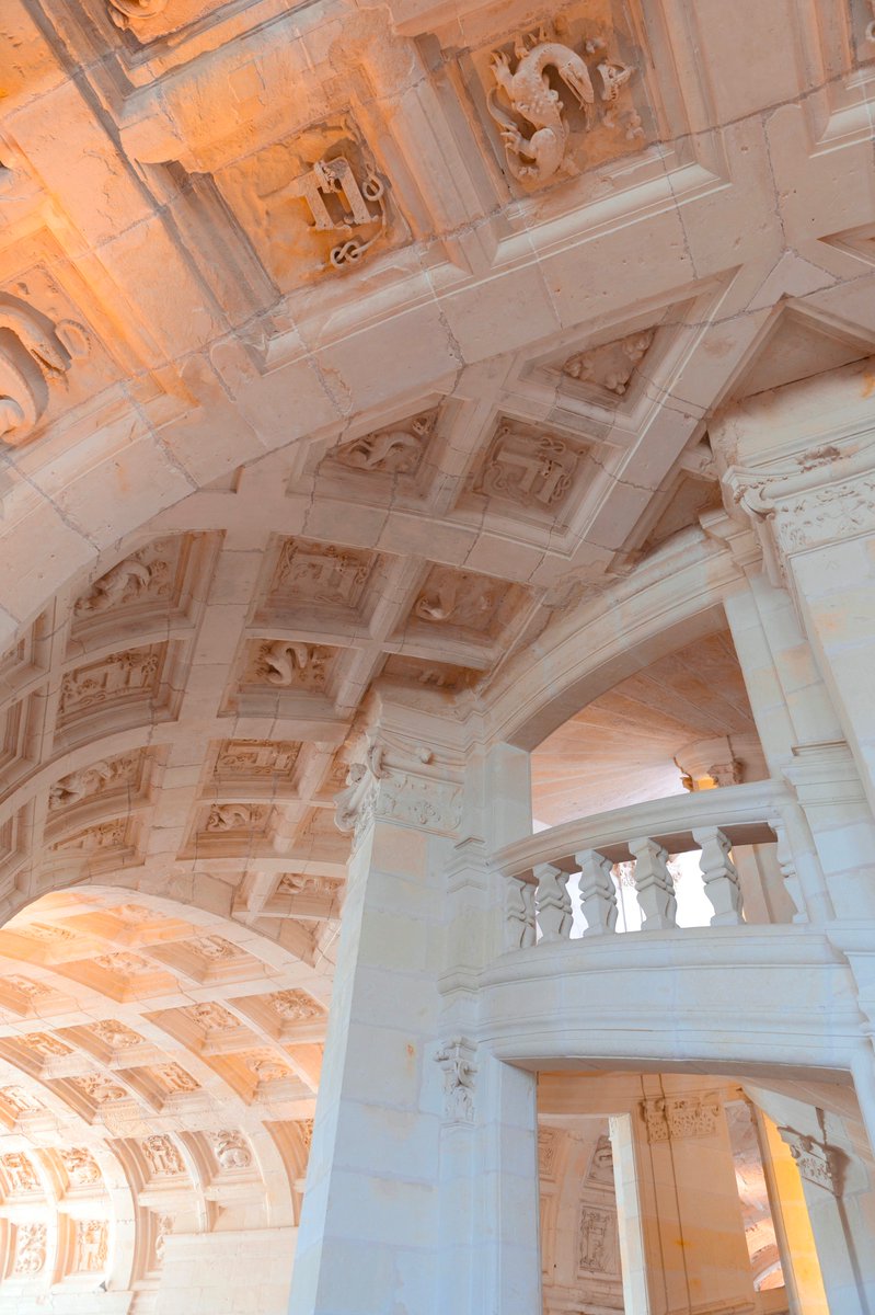 This double helix staircase was (probably) designed by Leonardo da ...