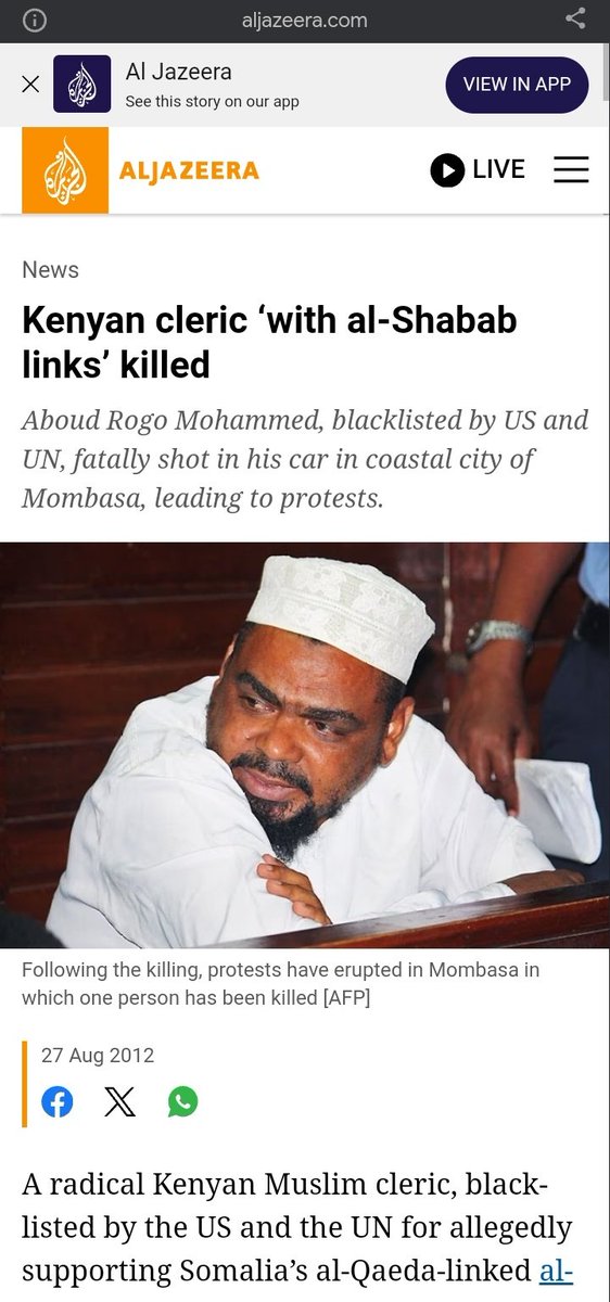 The Controversial Story of Sheikh Aboud Rogo Kenyan sheikh who scared ...