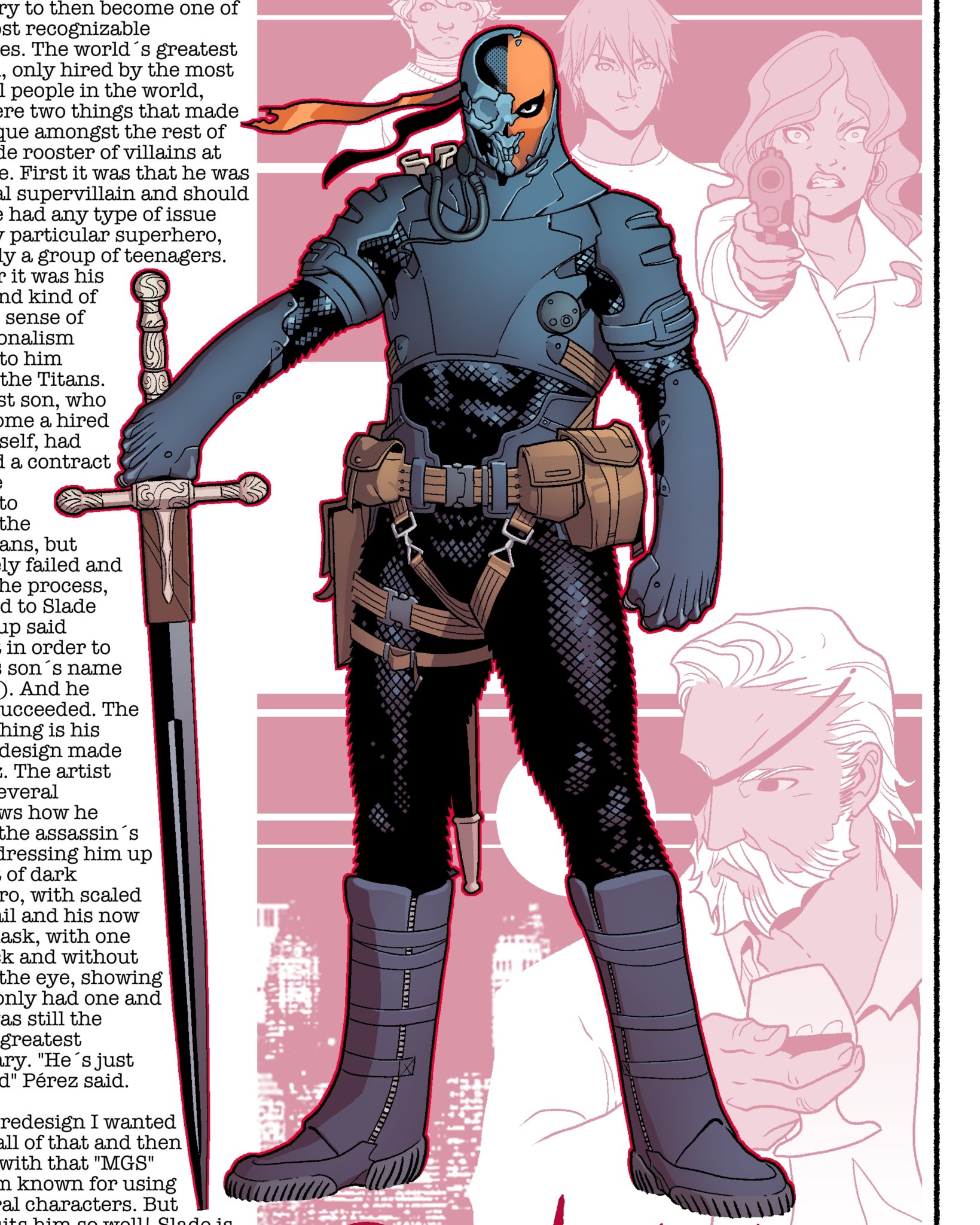 Deathstroke Words Deathstroke W/Comic (DC Page Punchers: DC Rebirth)