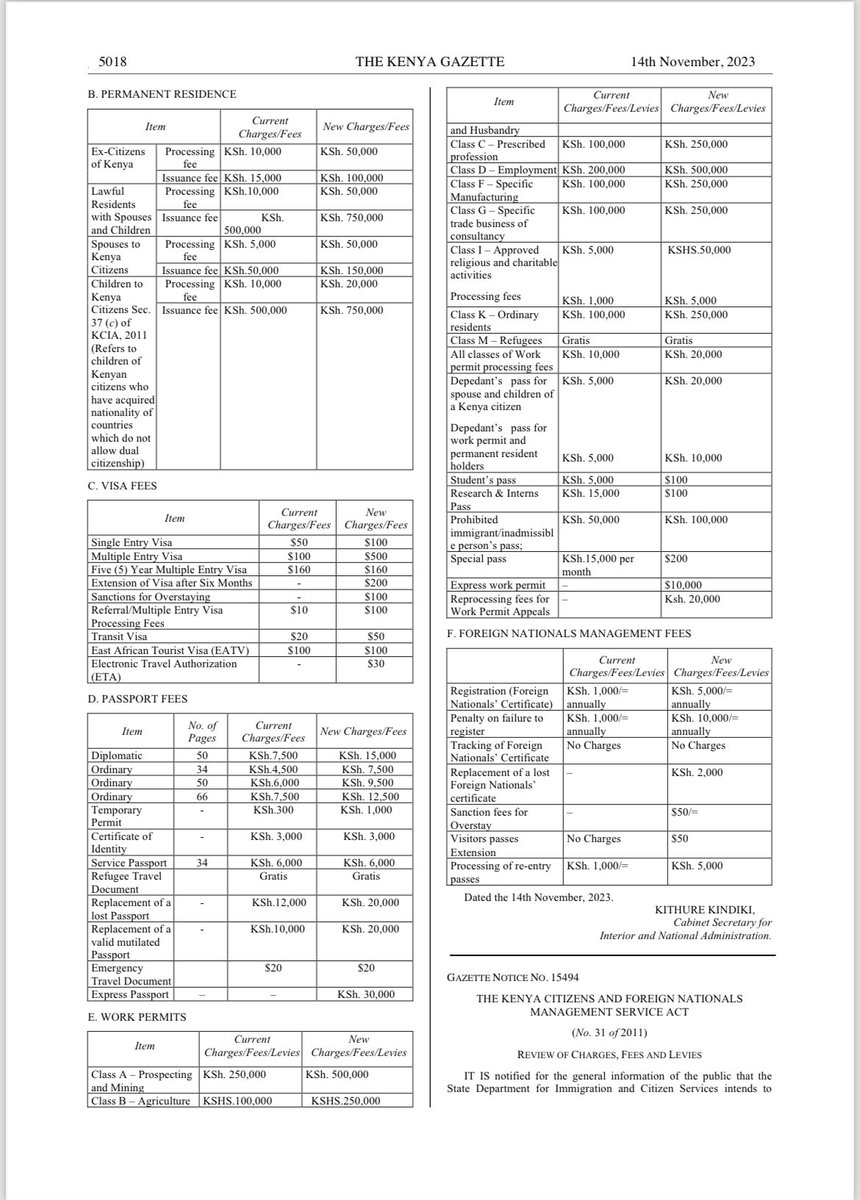 REPUBLIC OF KENYA MINISTRY OF THE INTERIOR AND NATIONAL ADMINISTRATION ...
