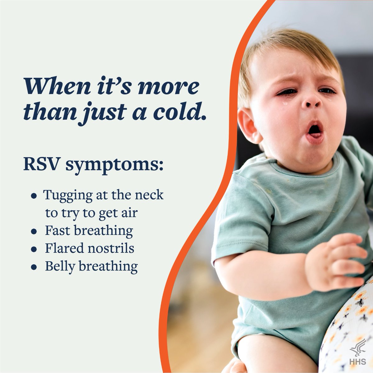 Child Breathing With Cold