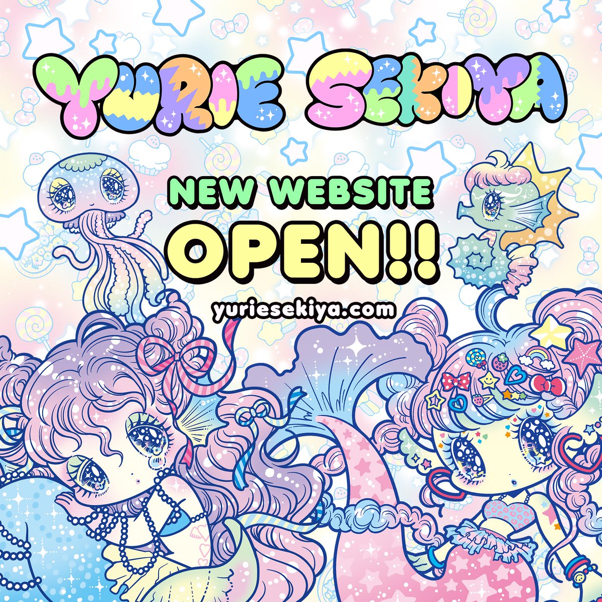 「Hello all my overseas fans 😭🔥YURIE SEKIYA's new web site i」🌈 ️‍🔥せきやゆりえ ️‍🔥🌈の漫画