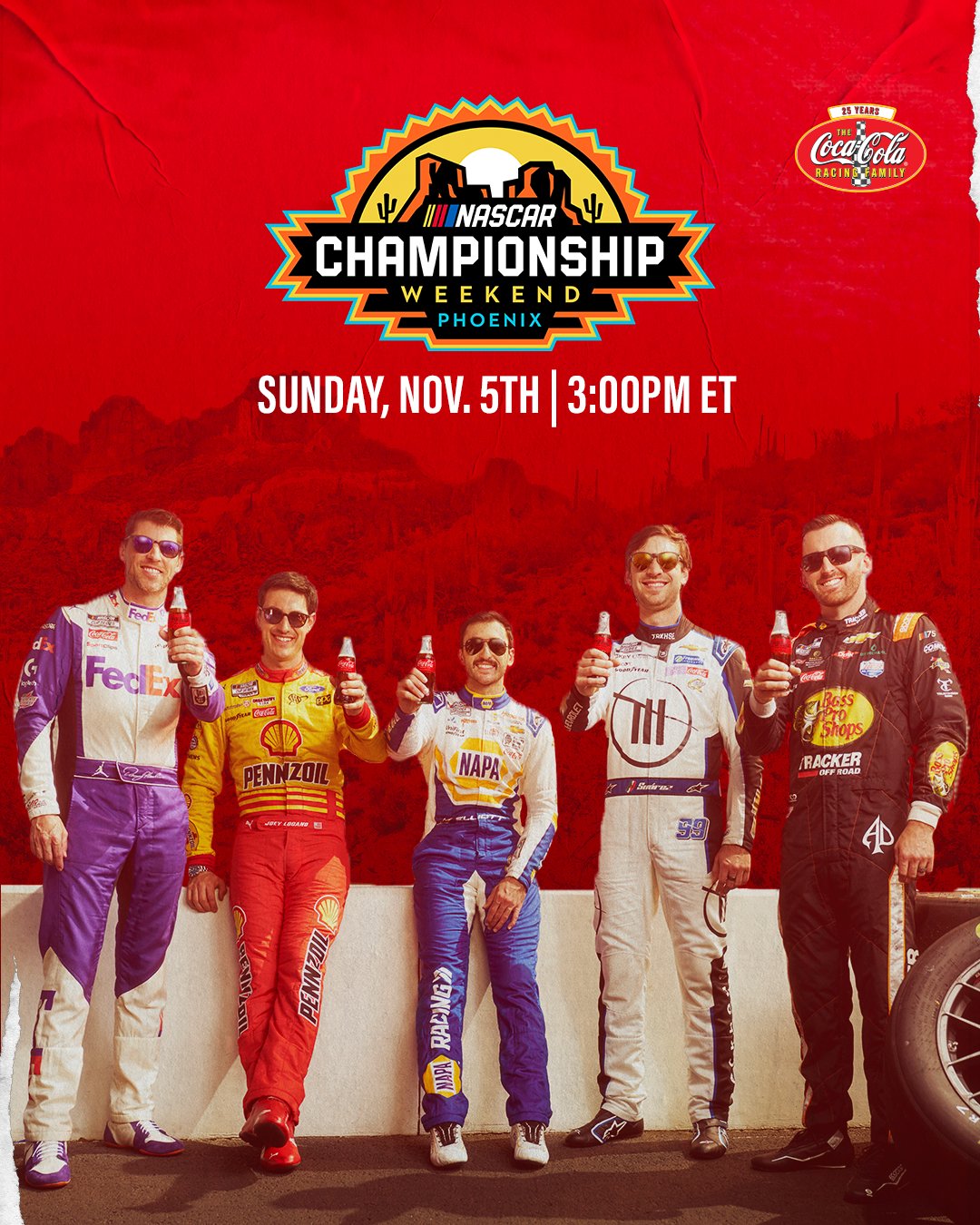 Coca Cola Racing Drivers