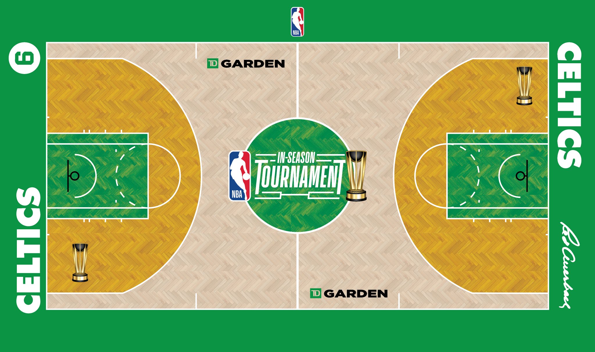 Boston Celtics Court Design NBA 2K22 Boston Celtics 2006 2007 Court By