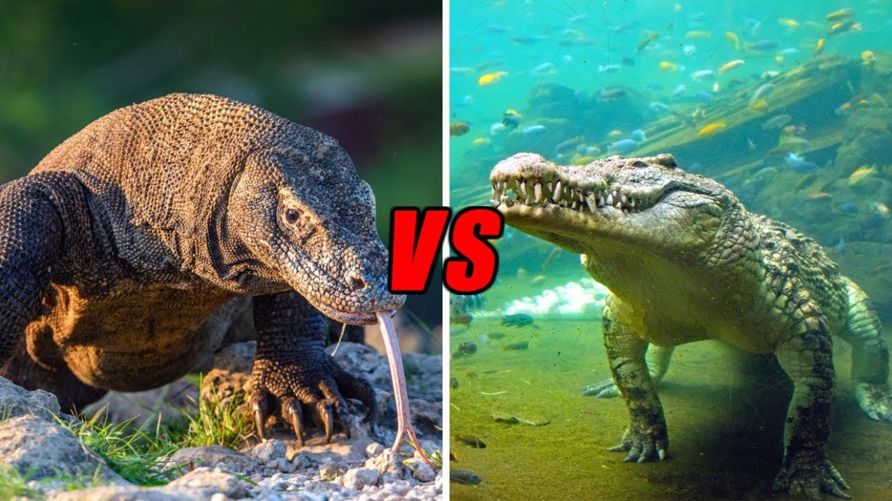 Komodo Vs Crocodile