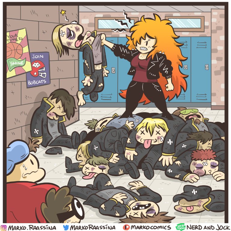 「New Nerd and Jock episode is out! Can Tiger handle the hand 」Marko ...