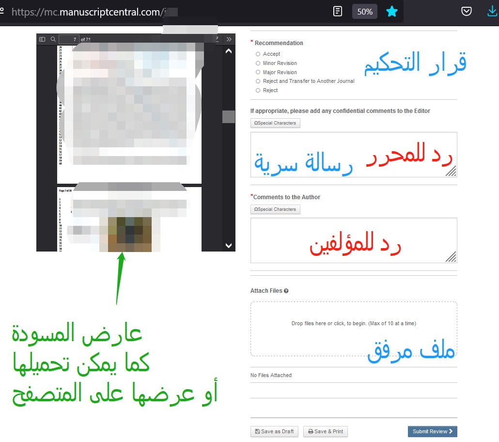 هذا الثريد نشارك صفحة التحكيم🔬من أحد المجلات المرموقة ذات معامل تأثير ...