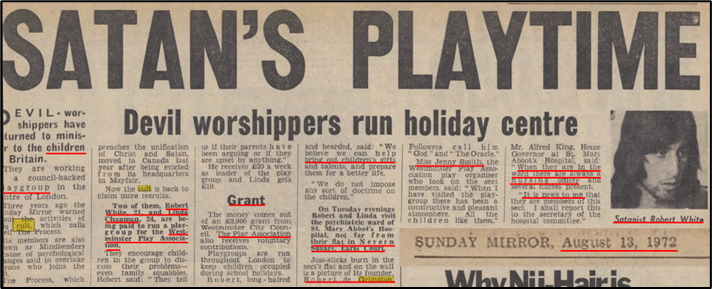 The Process Church of The Final Judgement had a children's hospital ...