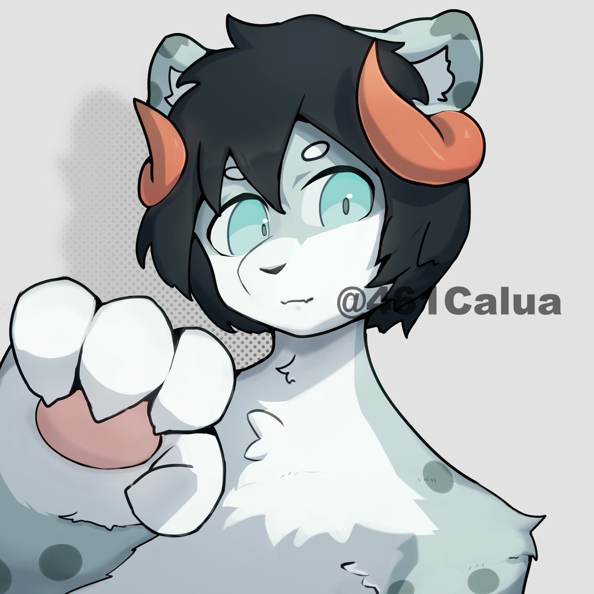 「Calua()さんのくおんくん。アイコン描けって言われました。 」|Notch//充電中⚡のイラスト