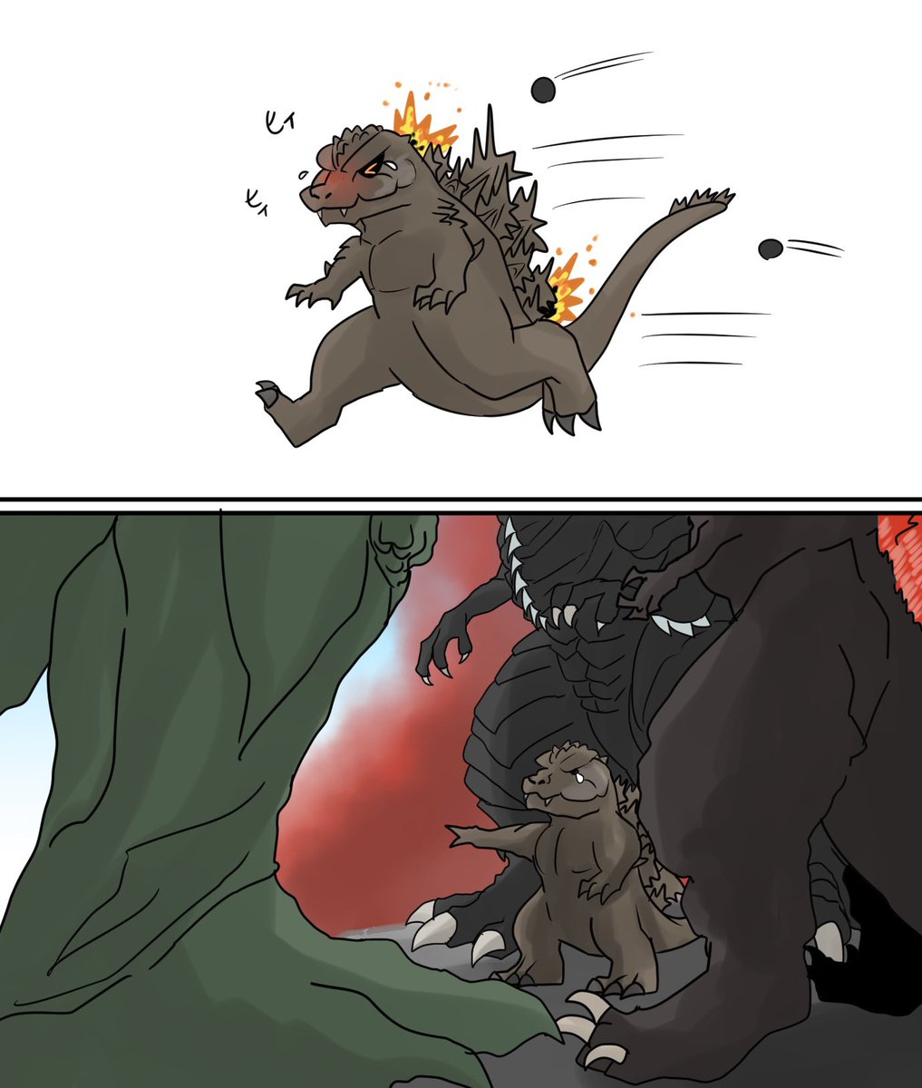 「先輩あいつらです #ゴジラマイナスワン」威ぶき@C104日曜東Z24aの漫画