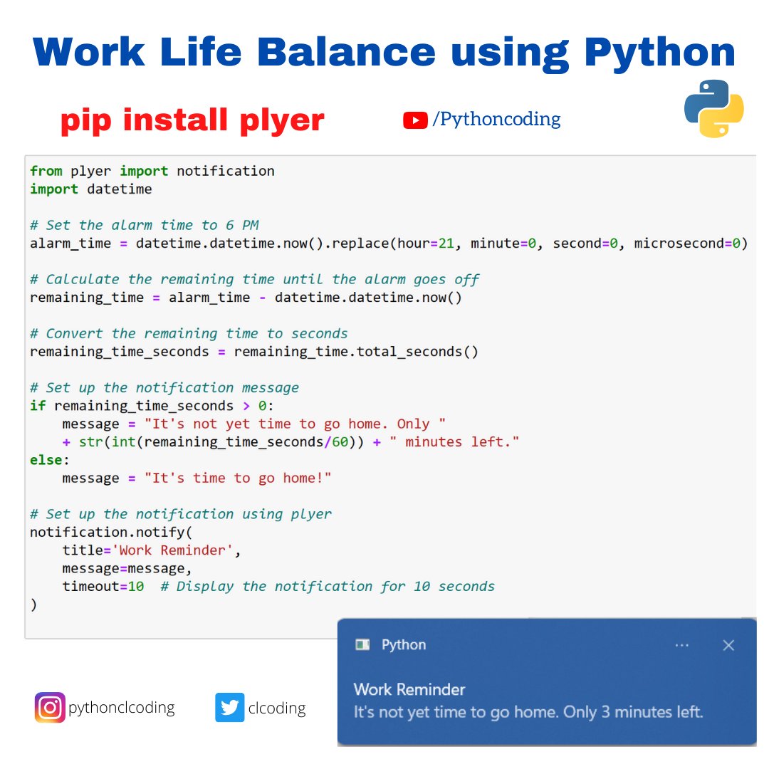 10 Python Code To Automate Your Work 🧵 Thread From Python Coding Clcoding Rattibha