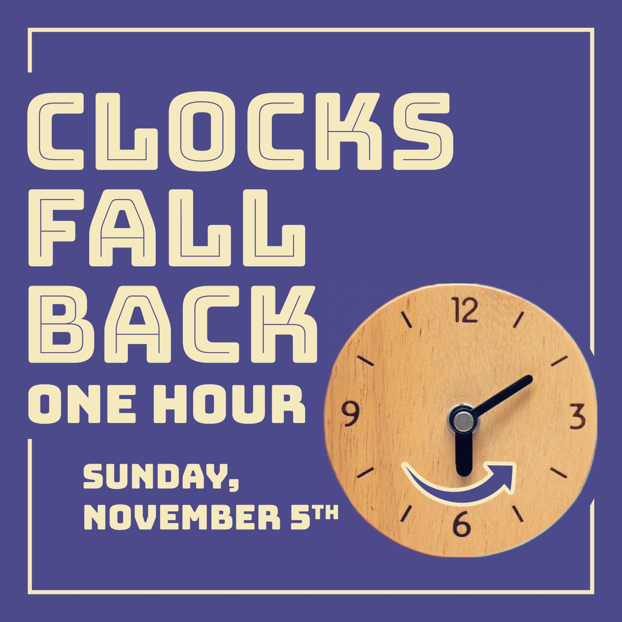 Your Clocks Back Fall