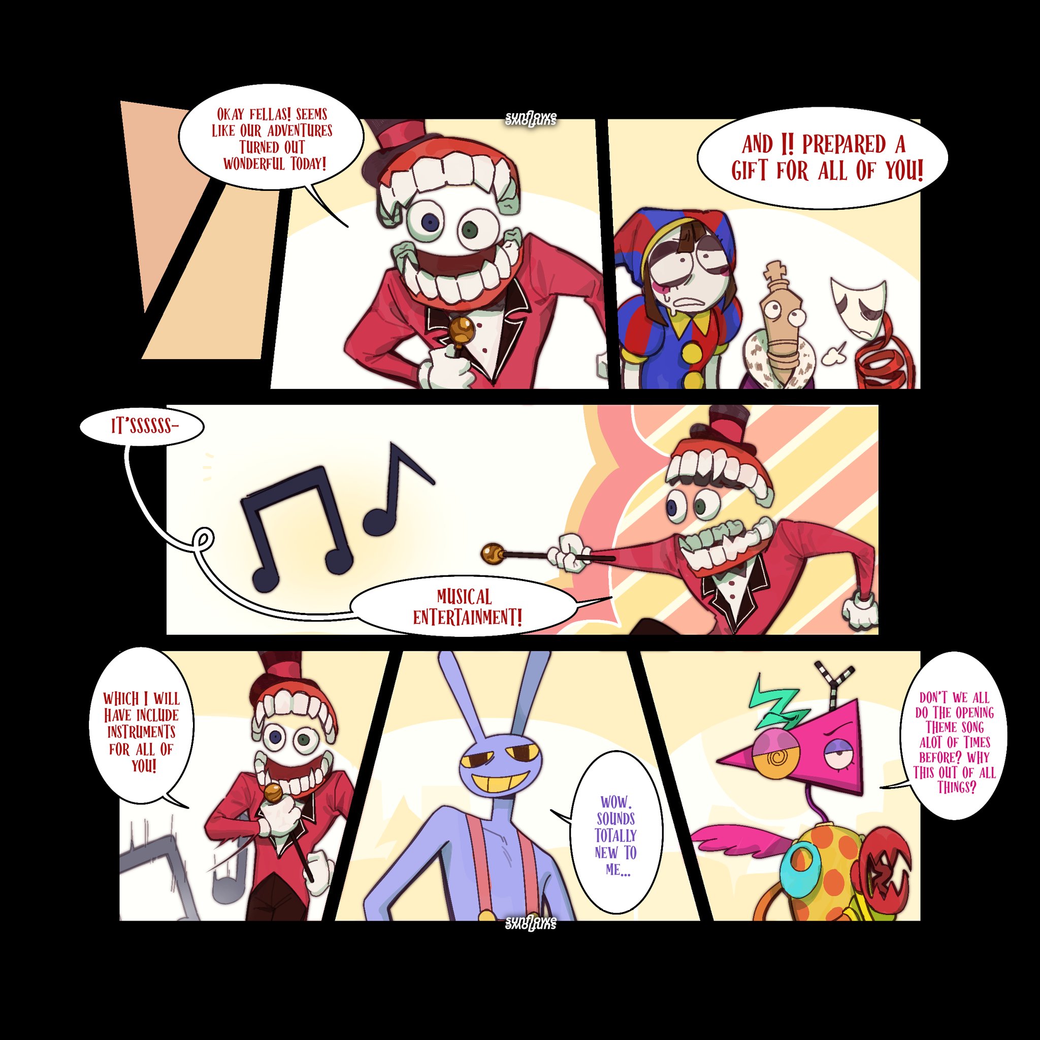 Memes Circus Song The Amazing Digital Circus Theme Sings ALL MEMES