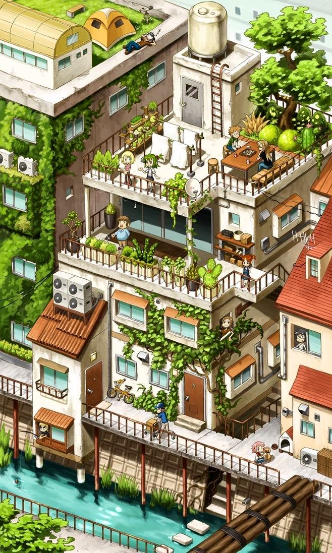 Cute Apartment Buildings