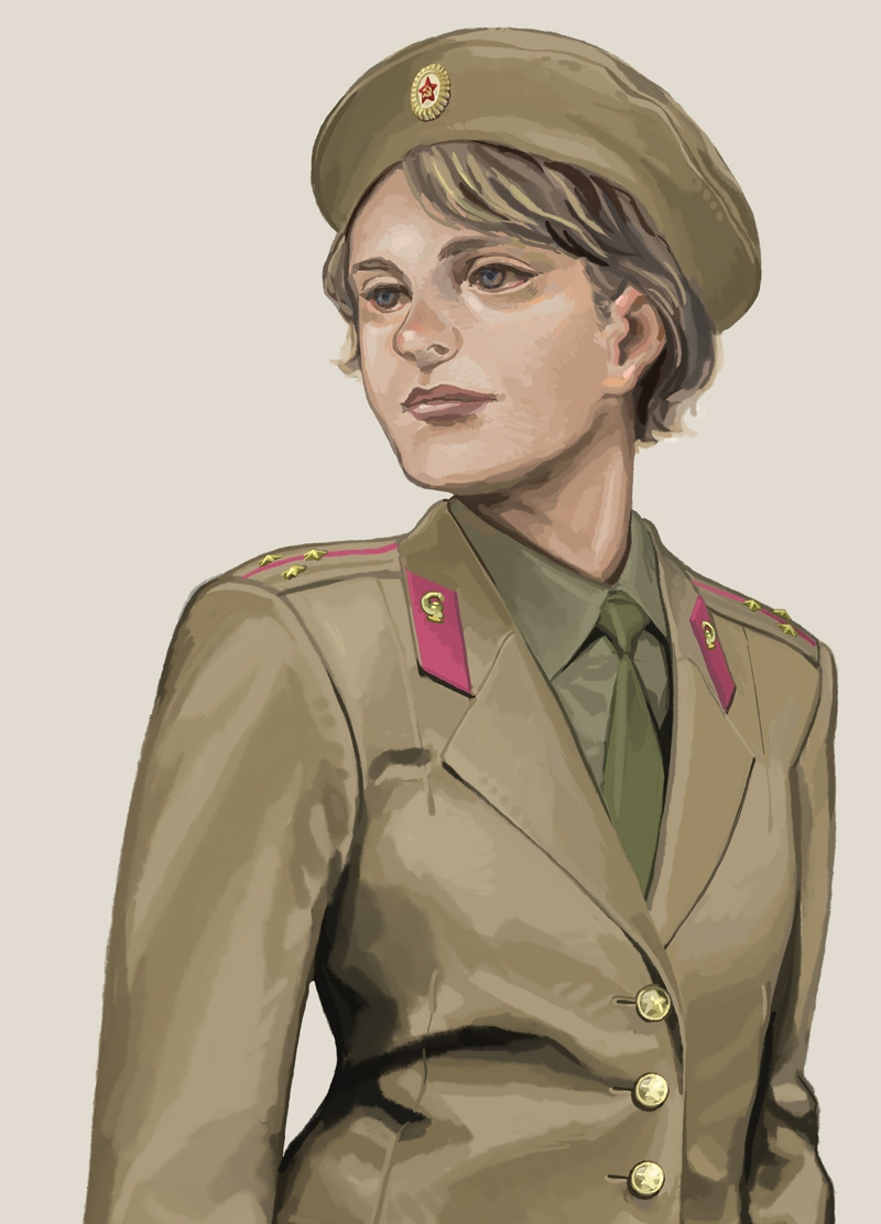 「Soviet combat medic.」|ほりこうのイラスト