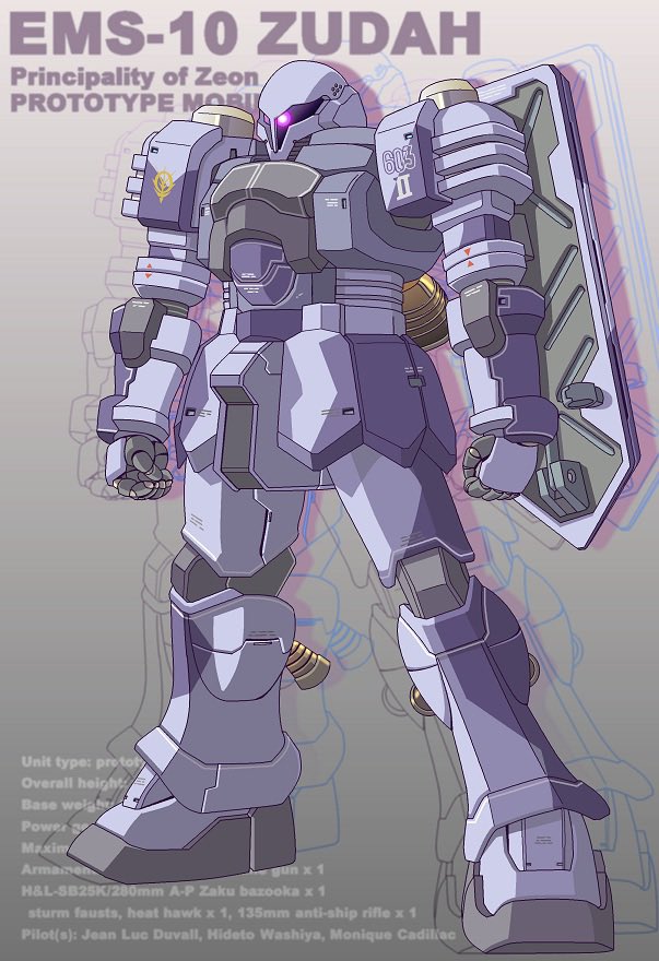 モビルスーツ、ヅダは、もはやゴーストファイターではない。この重大な戦局で確かに」|JOY86式。のイラスト