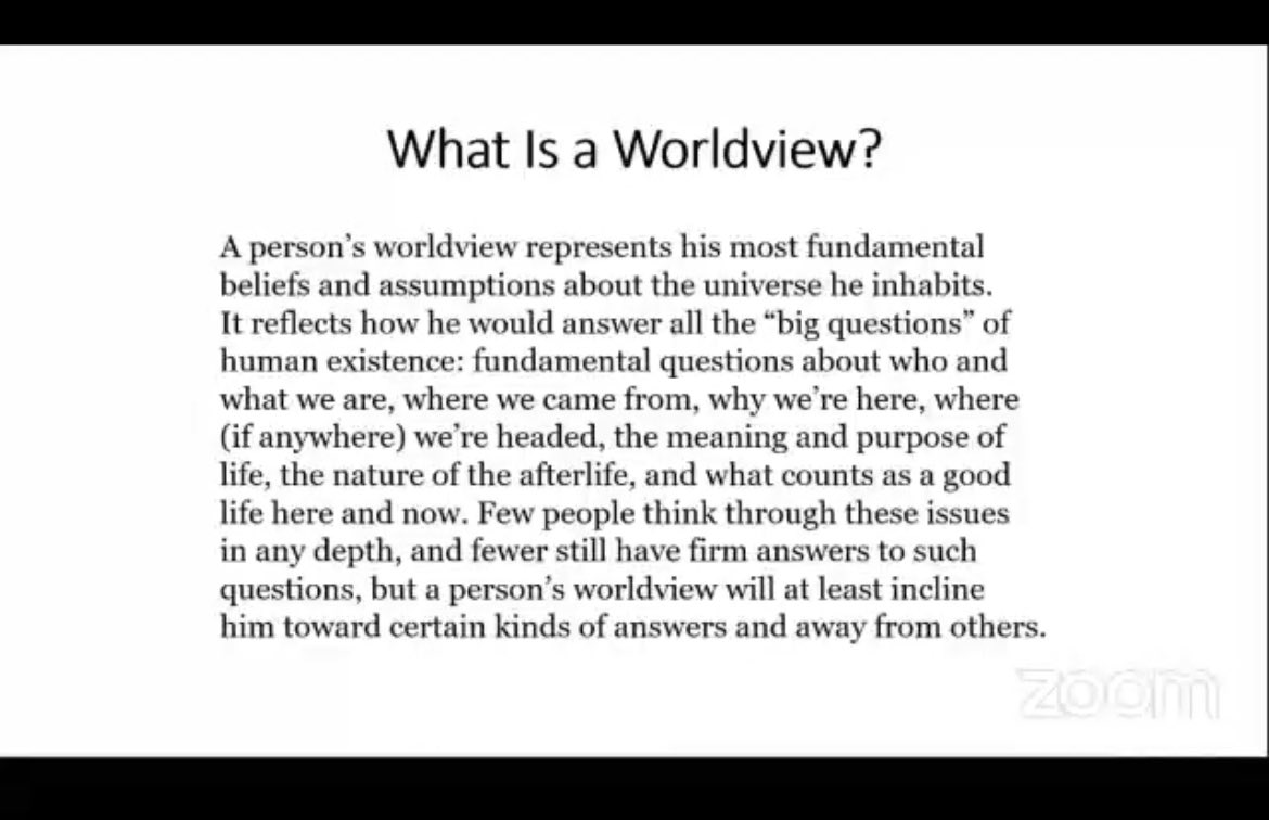 The 'worldview' of the"intellectual influencers" and the need to ...