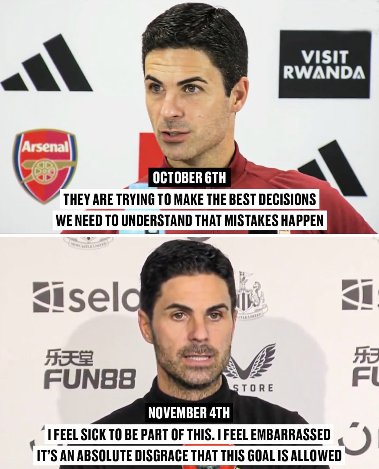 Arteta Memes Where That Arteta Meme Came From Youtube 3737