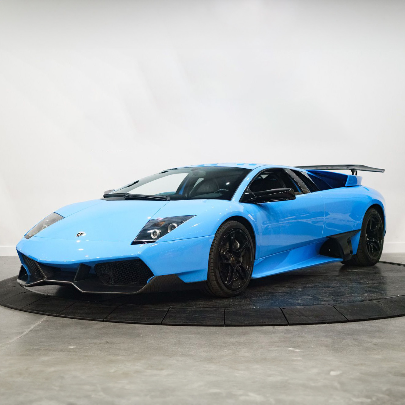Baby Blue Lamborghini Murcielago