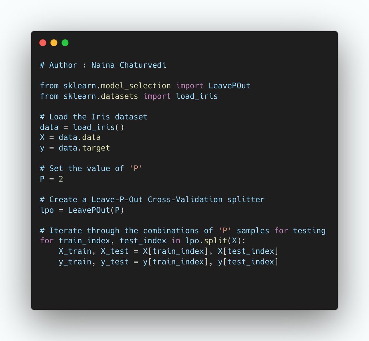 Cross-validation in ML is particularly useful for estimating how well a ...