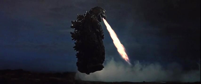 Godzilla Flying