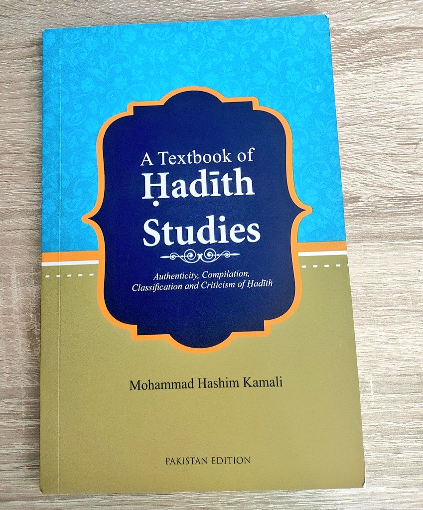 A short collection of books on Hadith Sciences 🧵: —Mustafa Azami ...